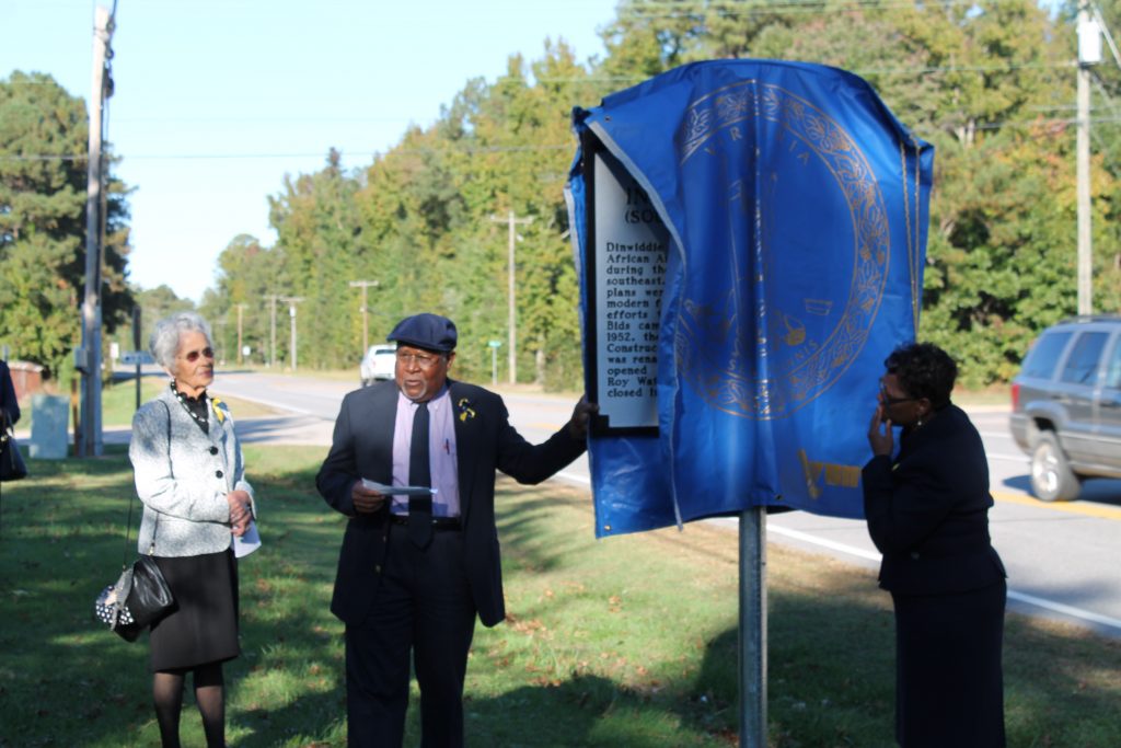 Marker Unveiling - Dinwiddie County Schools