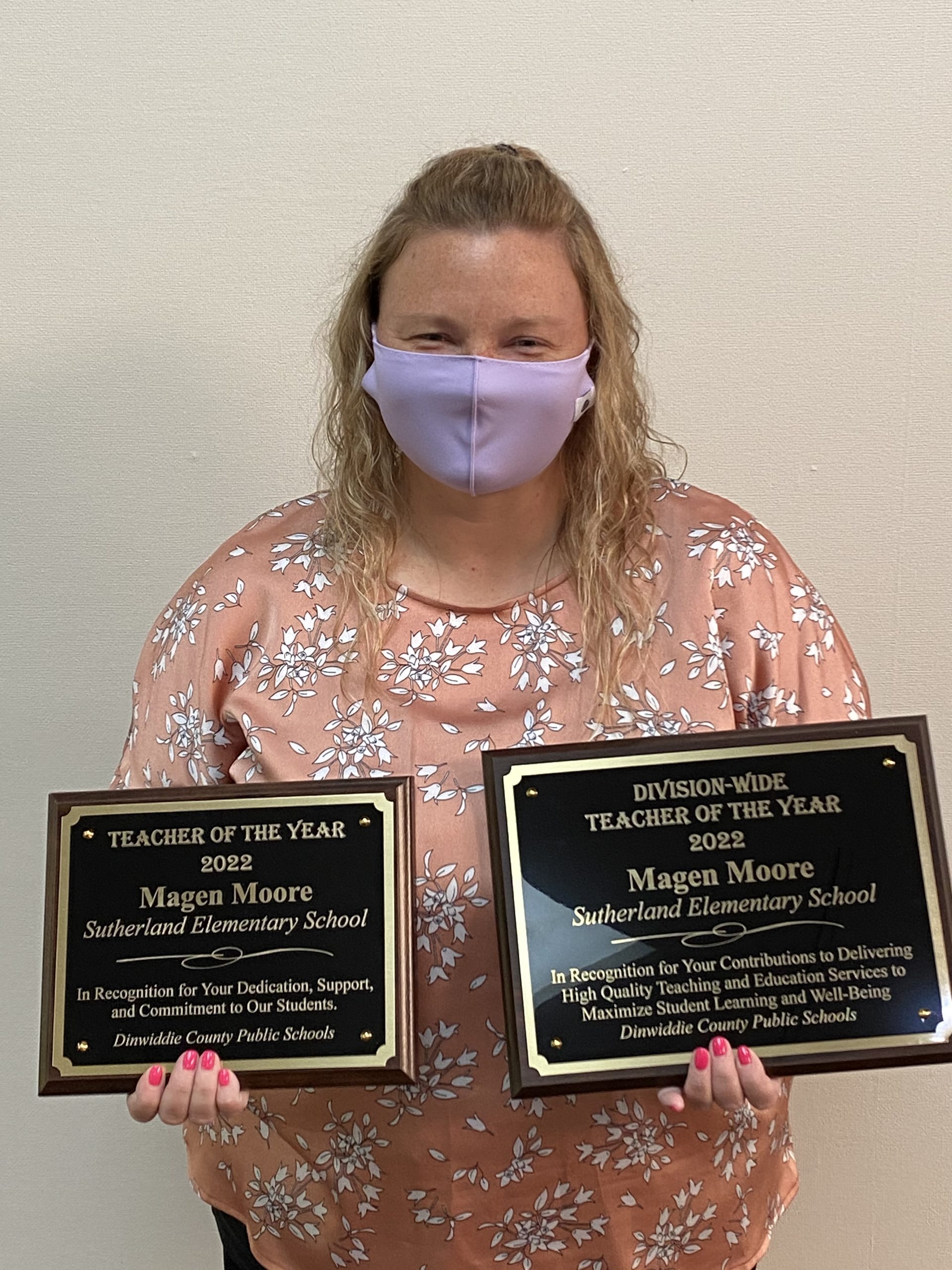 Teachers of the Year Honored - Dinwiddie County Schools