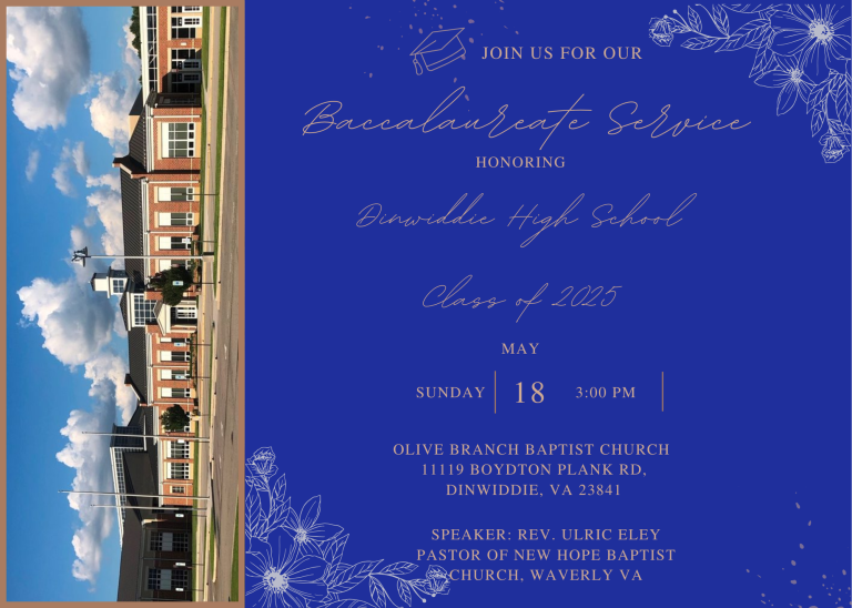 Baccalaureate Service- DHS Seniors - Dinwiddie High School